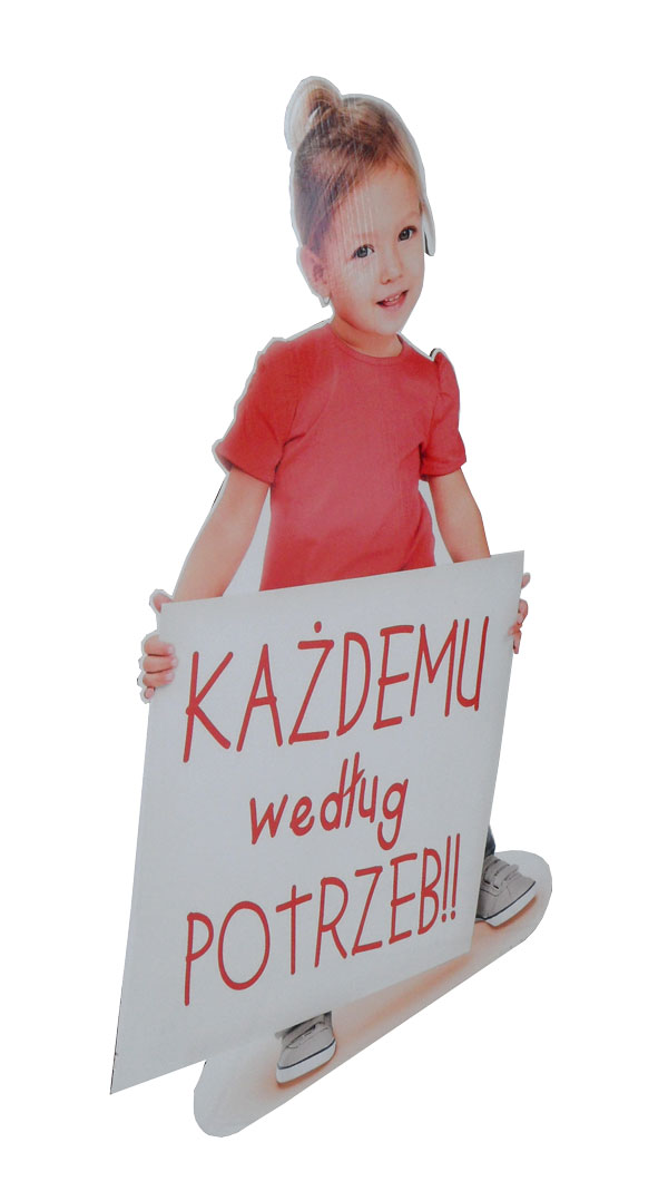 Kartonowa postać na zamówienie | Płaski człowiek | Standy z kartonu